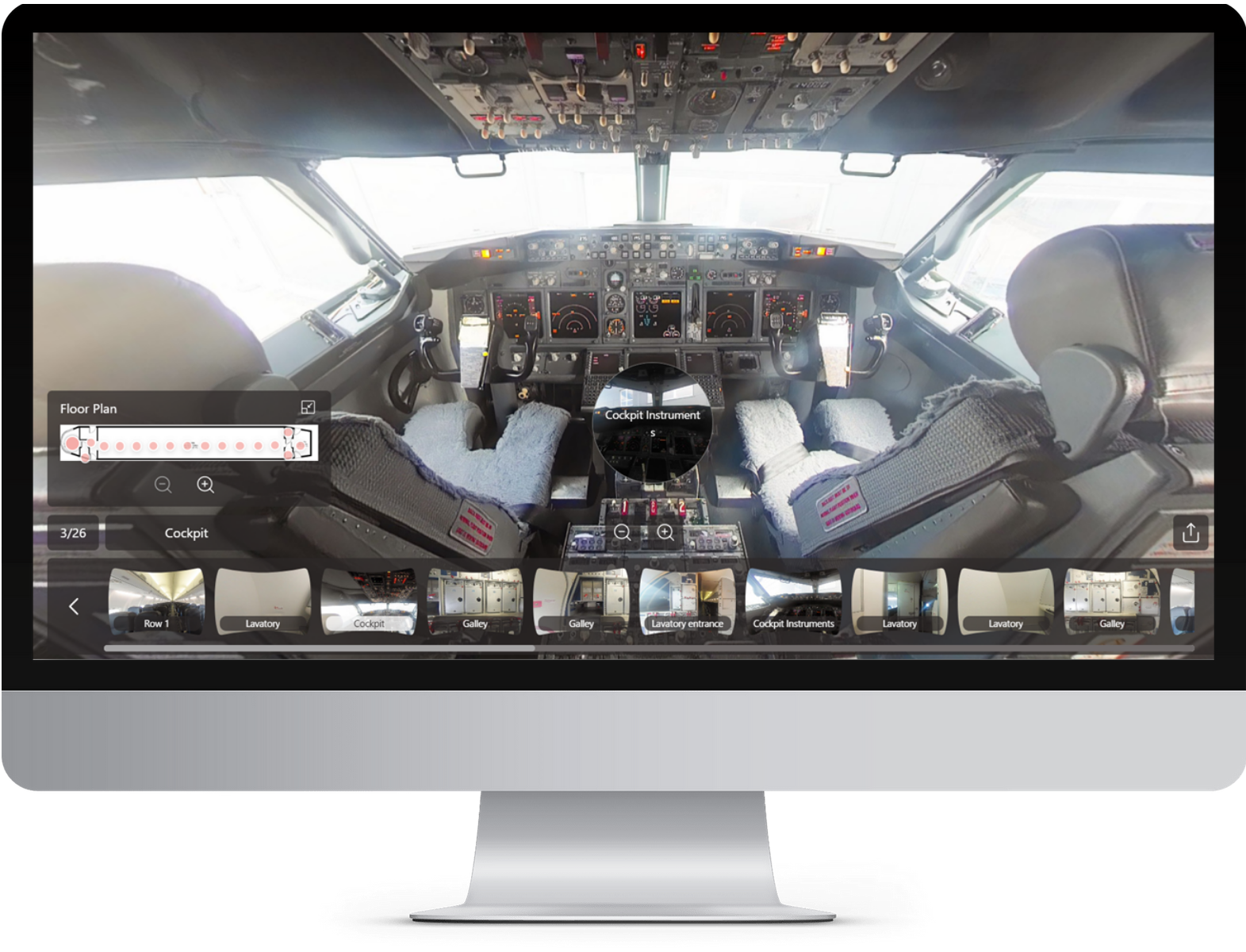 Airplane Cockpit Floor Plan
